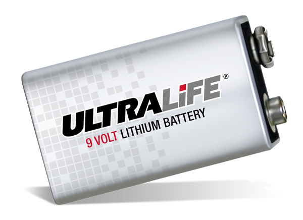 9-Volt Lithium Batteries - Ultralife | Mouser