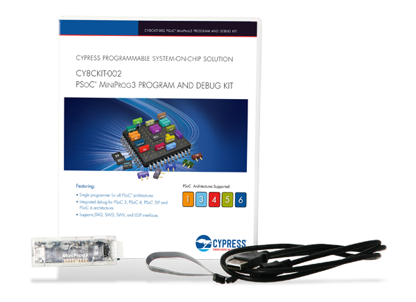 CY8CKIT-002 PSoC MiniProg3 Program & Debug Kit - Infineon Technologies ...