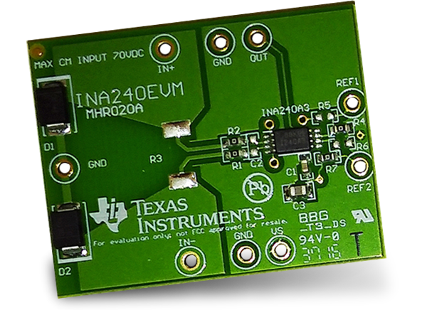 INA240EVM Current Sensing Amplifier EVM - TI | Mouser
