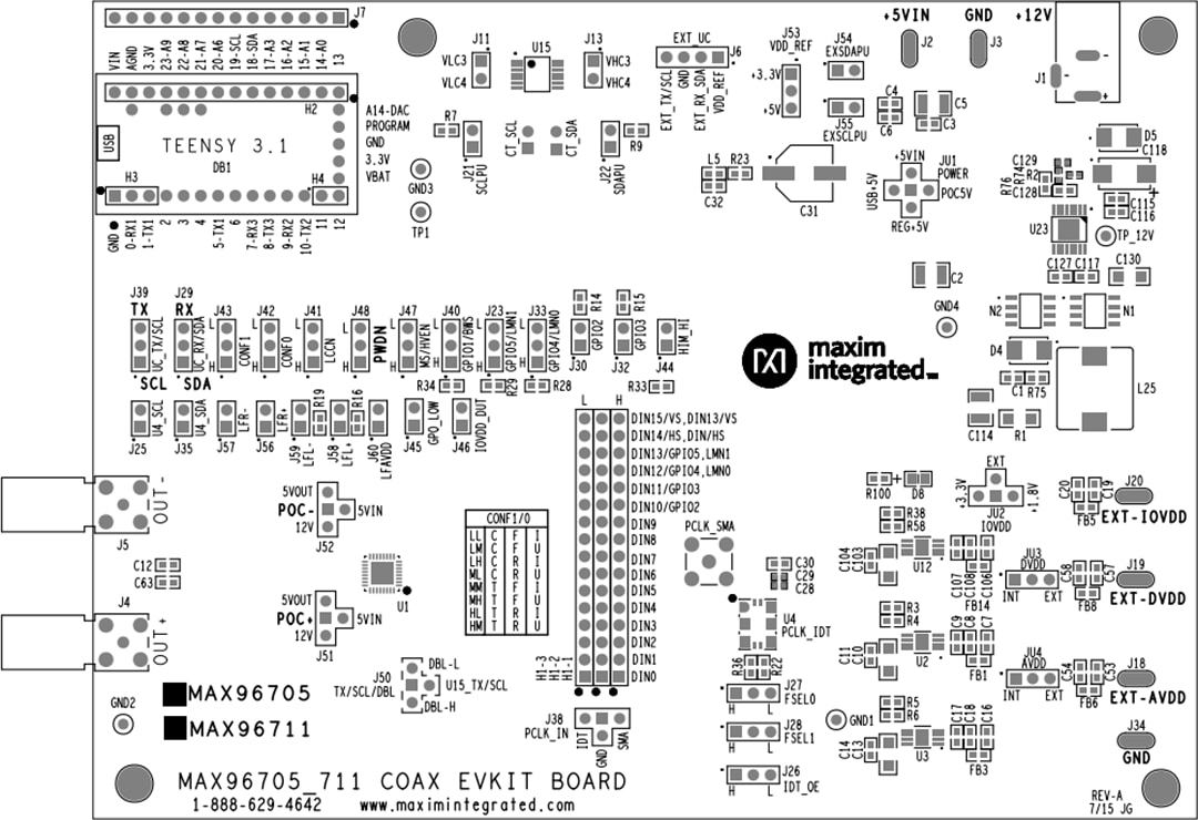 MAX96705COAXEVKIT & MAX96711COAXEVKIT Eval Kits - Analog Devices ...