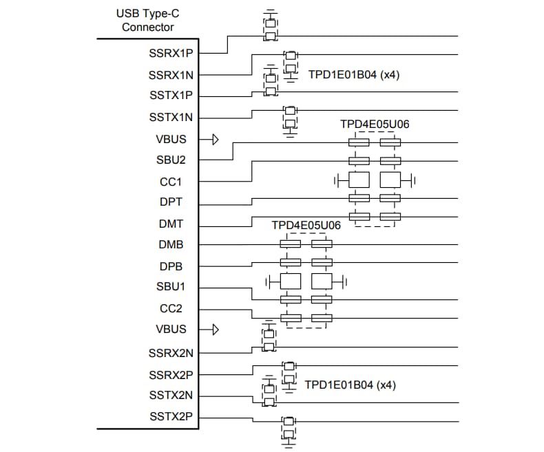 TPD1E01B04 / TPD1E01B04-Q1 ESD Protection Diode - TI | Mouser