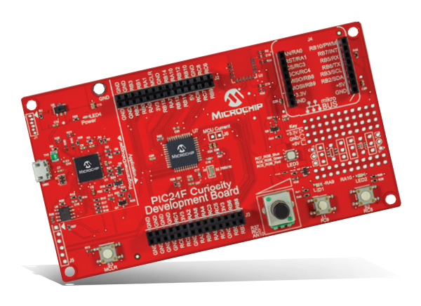 PIC24F Curiosity Development Board (DM240004) - Microchip Technology | Mouser