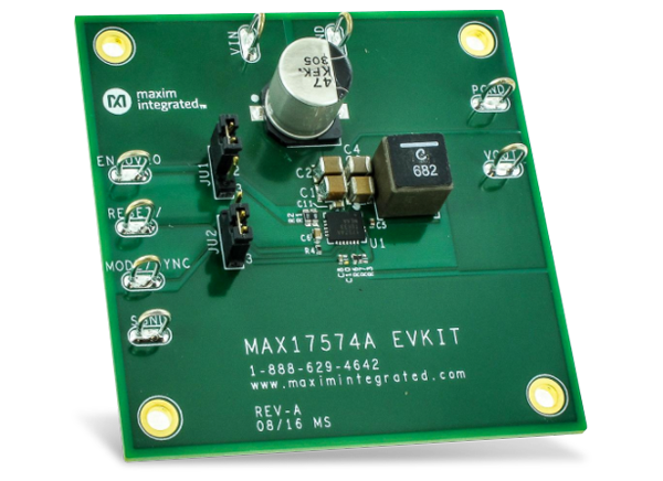 MAX17574EVKITA & MAX17574EVKITB Evaluation Kits - Analog Devices / Maxim Integrated | Mouser