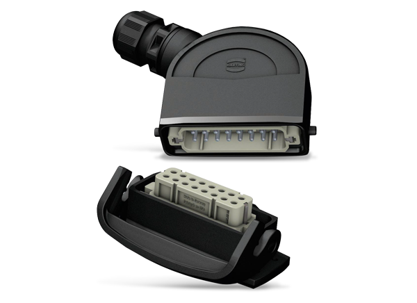 Han-Eco® 10A & 16A Hoods/Housings - HARTING | Mouser
