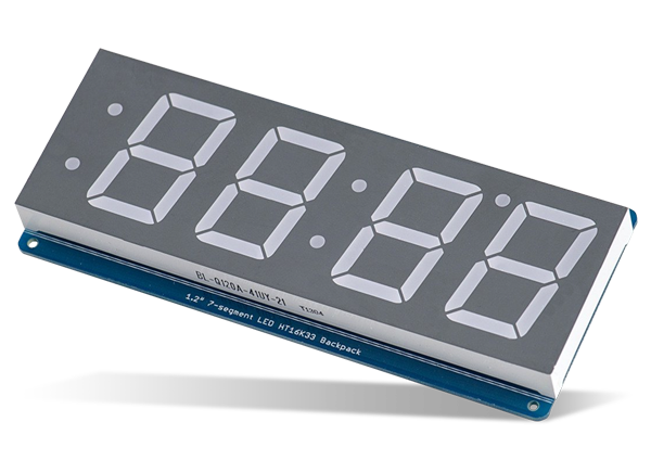 Multi-Segment LED Display Backpacks - Adafruit | Mouser