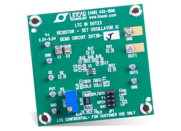 DC2073 Demo Boards for LTC69xx Silicon Oscillators - ADI | Mouser