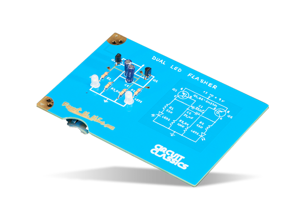 Circuit Classics - Dual LED Flasher Kit - Adafruit | Mouser