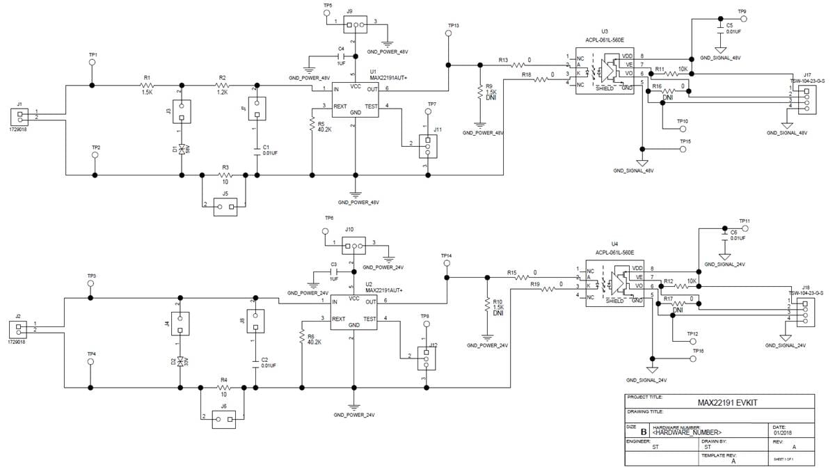 MAX22191EVKIT Evaluation Kit - Analog Devices / Maxim Integrated | Mouser