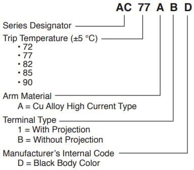 AC Mini TCO (Thermal Cutoff) Devices - Bourns | Mouser