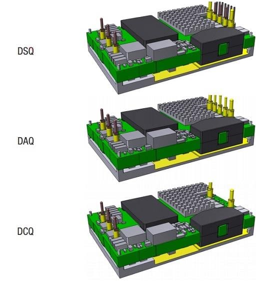 DSQ/DAQ/DCQ 600W DC-DC Converters - Murata | Mouser