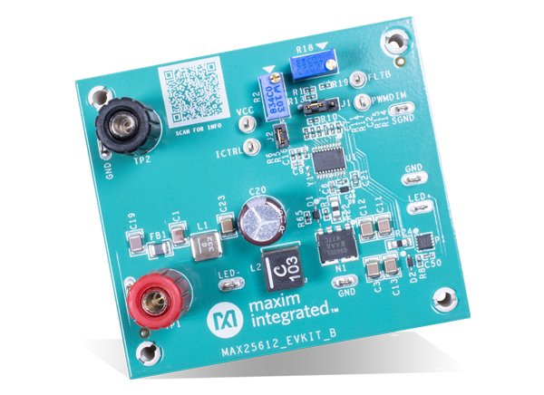 MAX25612EVKIT Controller Evaluation Kit - Analog Devices / Maxim Integrated | Mouser