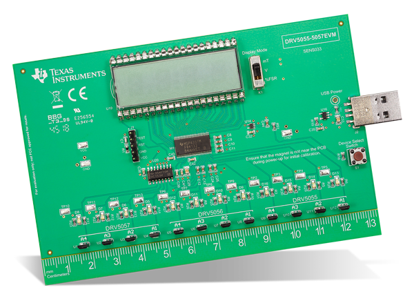 DRV5055-5057EVM Sensor Evaluation Module (EVM) - TI | Mouser