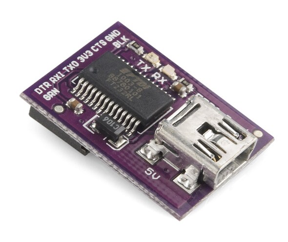 LilyPad FTDI Basic Breakout - 5V - SparkFun | Mouser