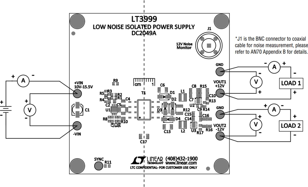 LT3999 Demo Board DC2049A - ADI | Mouser