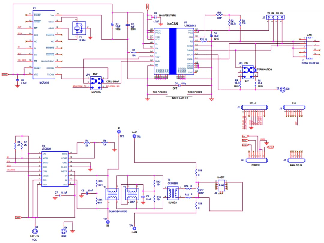 DC2617A isoSPI™/isoCAN Arduino Shield - ADI | Mouser