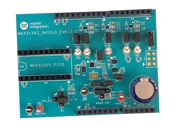 MAX31343SHLD Shield Evaluation Kit - Analog Devices / Maxim Integrated | Mouser
