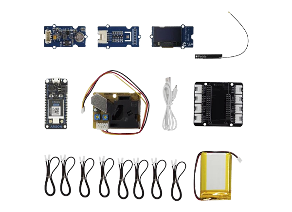 Air Quality Monitoring Kit Powered By Wi-Fi - Particle | Mouser