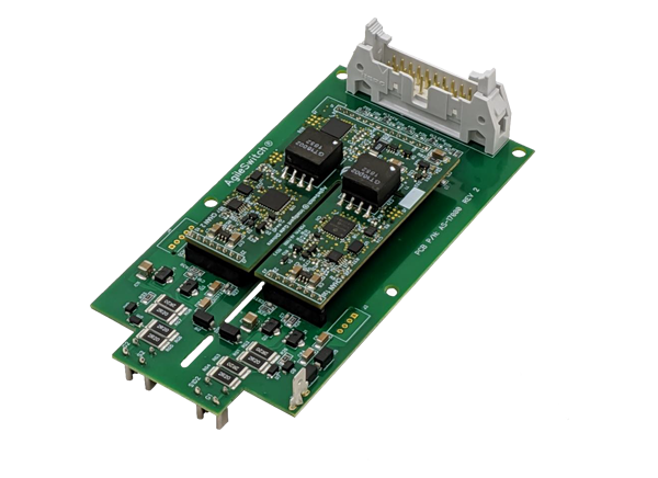 AgileSwitch® Module Adapter Boards for 2ASC-12A1HP - Microsemi | Mouser