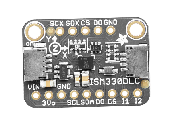 ISM330DHCX 6 DoF IMU Breakout Board - Adafruit | Mouser
