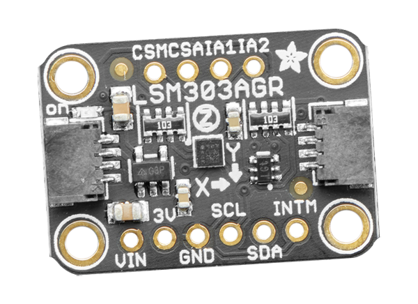 LSM303AGR Accelerometer Magnetometer Breakout - Adafruit | Mouser