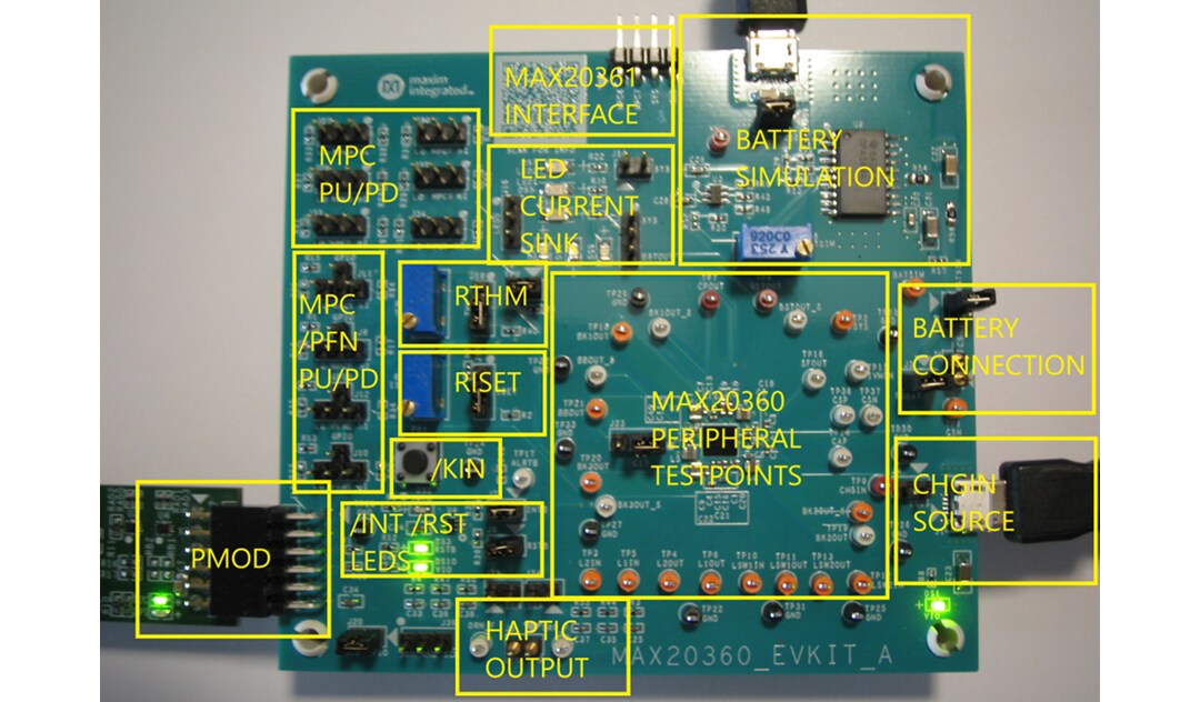 MAX20360 Evaluation Kit (MAX20360EVKIT) - ADI | Mouser
