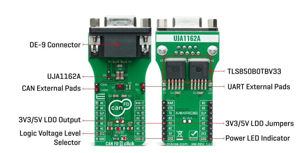 CAN FD 5 Click - Mikroe | Mouser