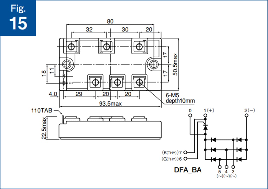 DFA Series 800V & 1600V Diode Power Modules - SanRex | Mouser