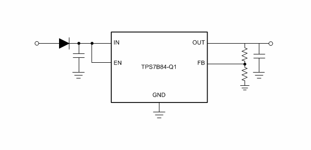 TPS7B84-Q1 Low-Dropout Regulators - TI | Mouser