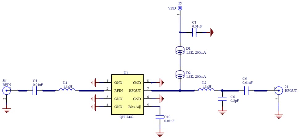 QPL7442 RF Amplifier - Qorvo | Mouser