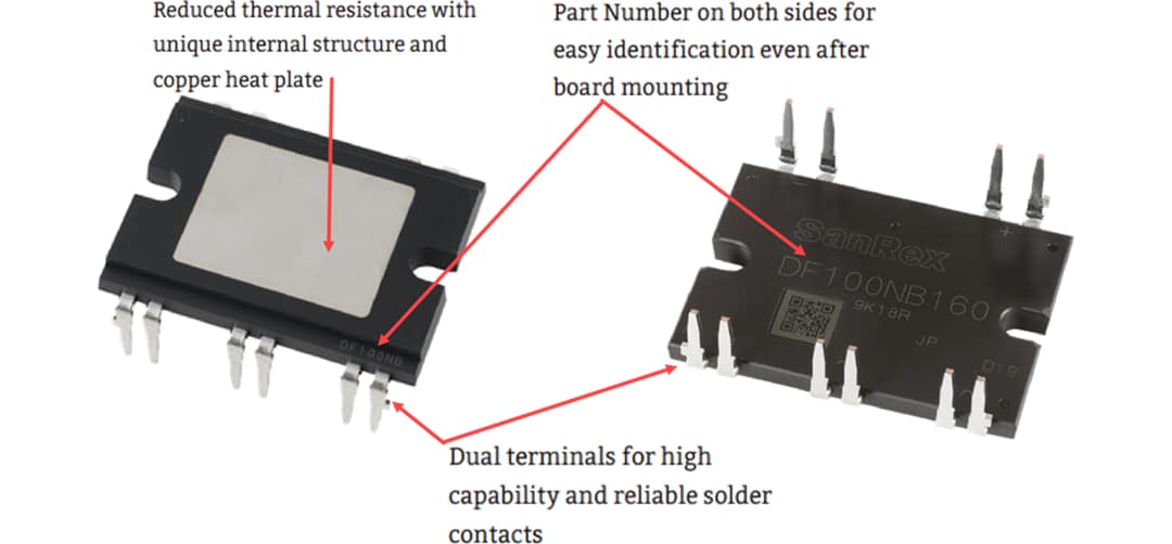 3-Phase Diode Modules (DIP Type) - SanRex | Mouser