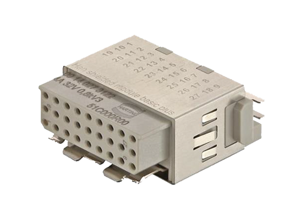 Han Shielded Module Basic Connectors - HARTING | Mouser