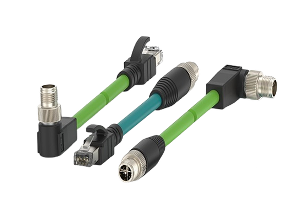 M12 D-Code Cordsets & M12 D-Code to RJ45 Cordsets - TE | Mouser