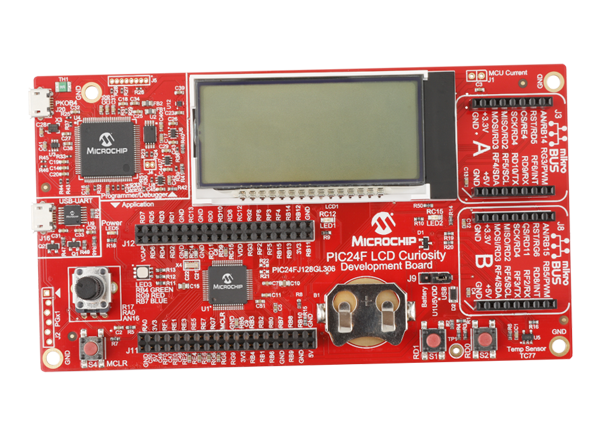 PIC24F LCD Curiosity Development Board (DM240017) - Microchip ...