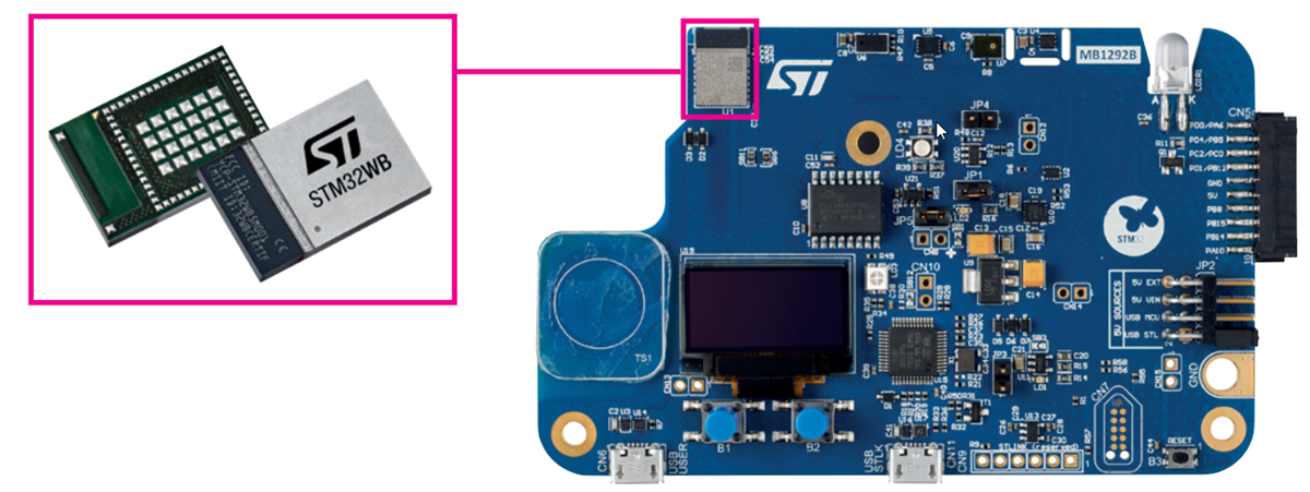 Discovery Kit with STM32WB5MMG MCU - STMicro | Mouser