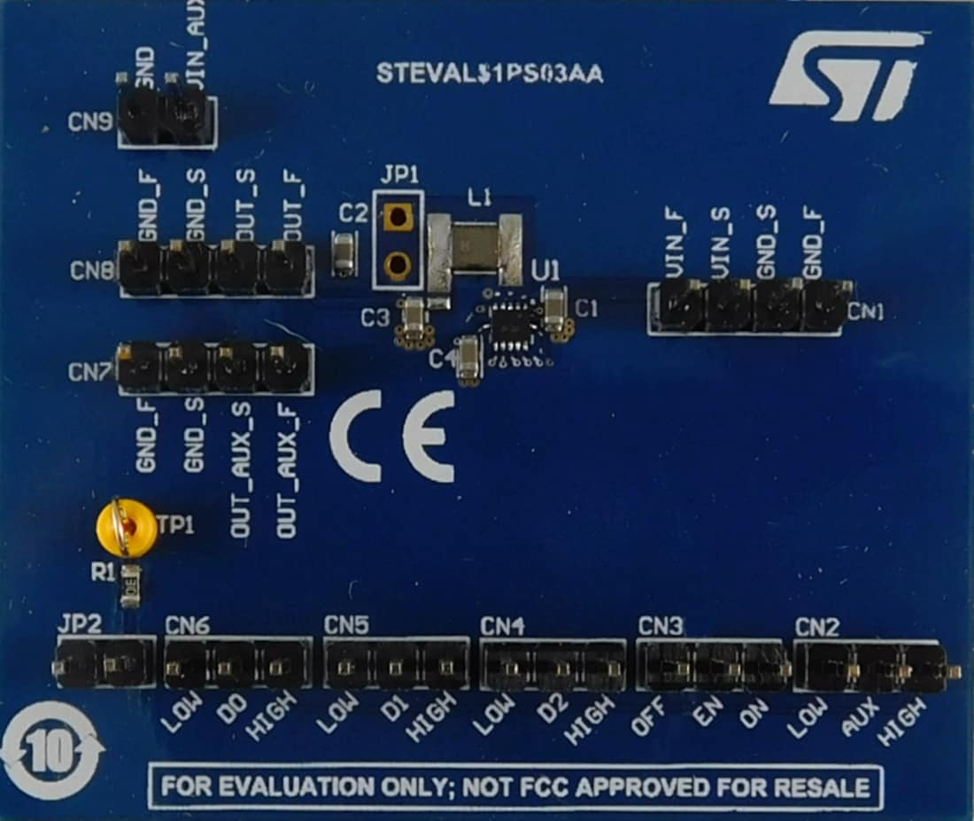 STEVAL-1PS03A Converter Evaluation Board - STMicro | Mouser
