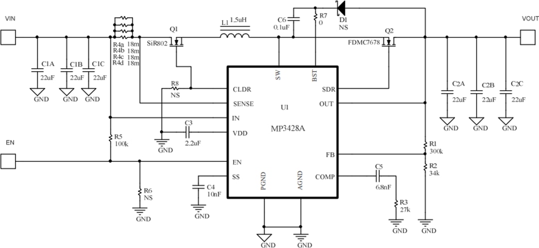 EV3428A-L-00A Evaluation Board - MPS | Mouser