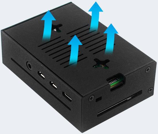 Raspberry Pi 4 Metal Case - DFRobot | Mouser