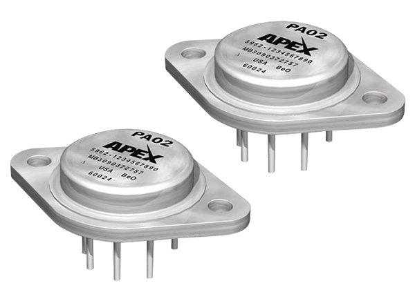 PA02 & PA02A Power Operational Amplifiers - Apex Microtechnology | Mouser