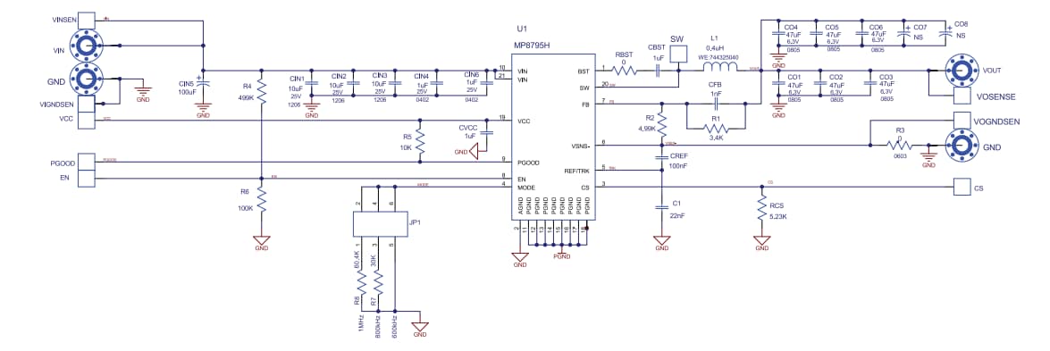 EV8795H-LE-00A Evaluation Board - MPS | Mouser