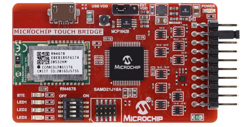 EV96R35A Touch Bridge Kit - Microchip Technology | Mouser