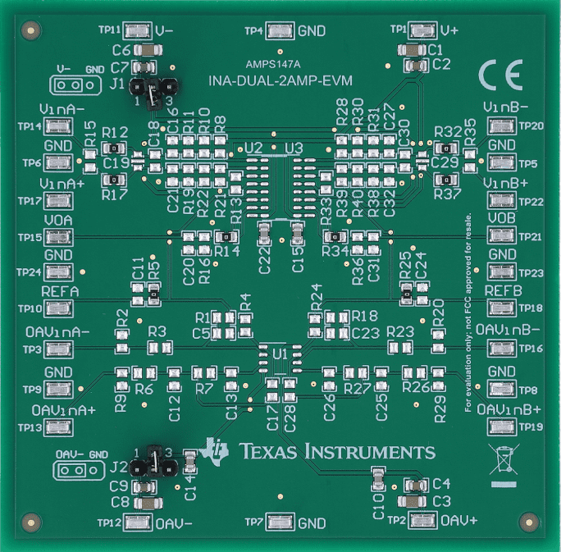INA-DUAL-2AMP-EVM INA Evaluation Module (EVM) - TI | Mouser