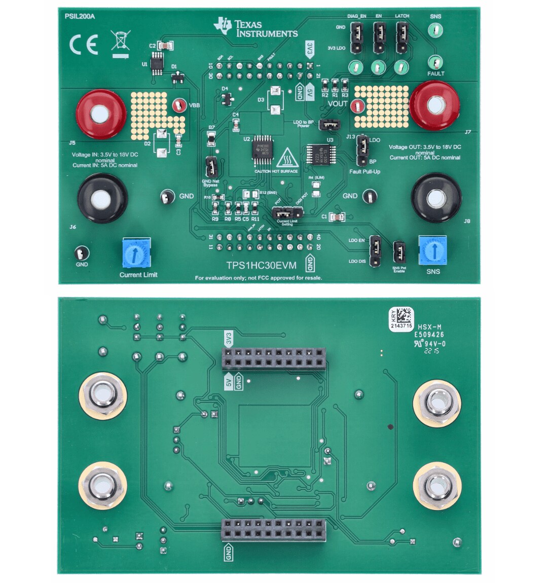 TPS1HC30EVM Evaluation Module - TI | Mouser
