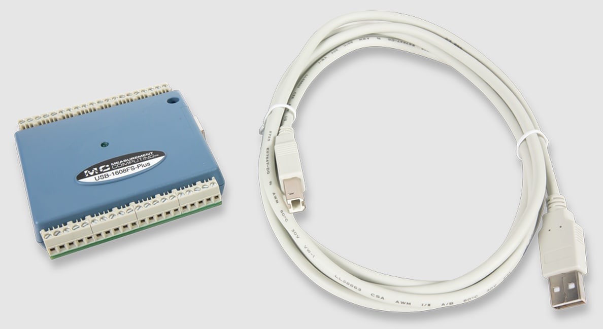 MCC USB-1608FS-Plus Simultaneous USB DAQ Device - Digilent | Mouser