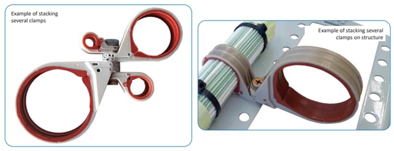 CC5516 Light Cable Clamps - Amphenol Air LB France | Mouser