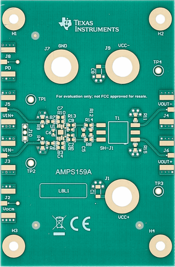 DEM-FDA-DGN-EVM Amplifier Evaluation Module - TI | Mouser