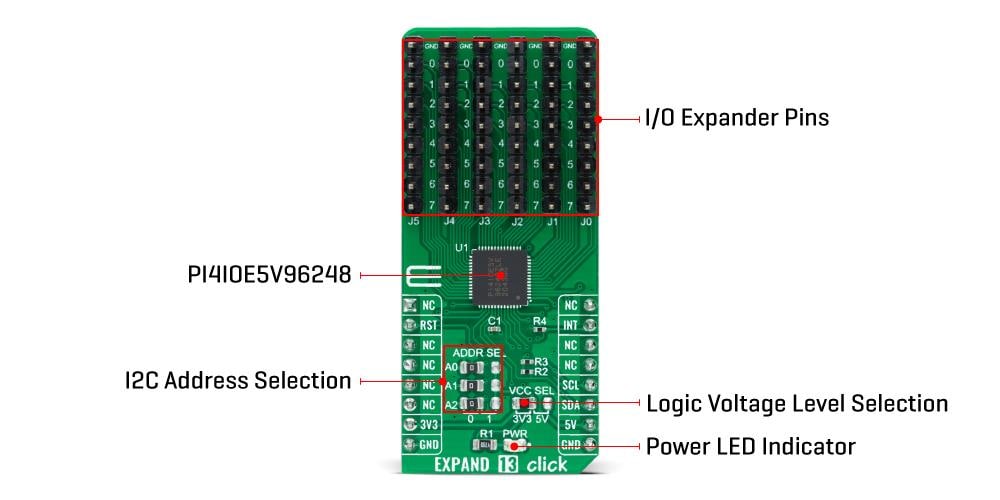 Expand 13 Click - Mikroe | Mouser