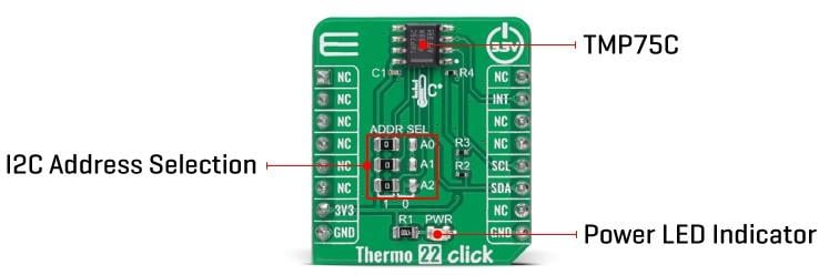 Thermo 22 Click - Mikroe | Mouser