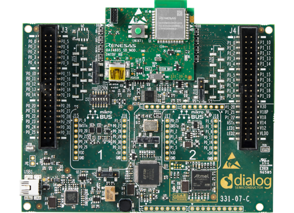 DA14695MOD-00DEVKT-P SmartBond™ Dev Kit Pro - Renesas / Dialog | Mouser