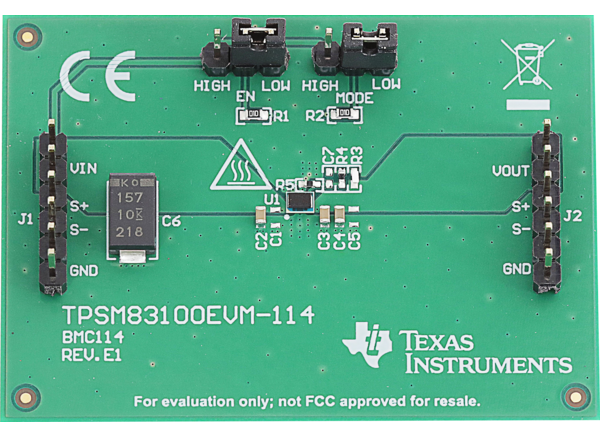 TPSM83100EVM Evaluation Module - TI | Mouser