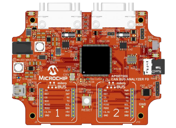 APGDT006 CAN Bus Analyzer FD Tool - Microchip Technology | Mouser